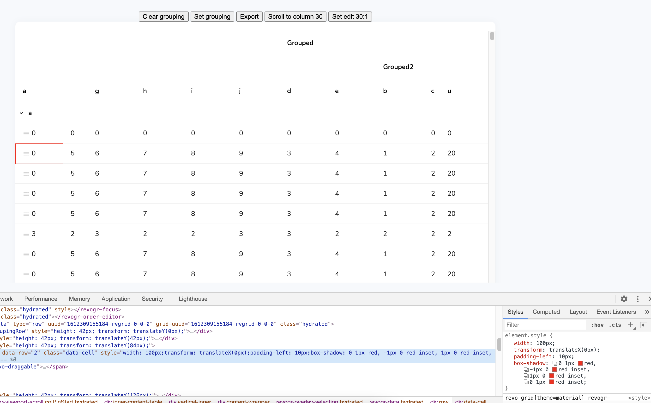 Pinned column cell overflow · Issue #162 · revolist/revogrid · GitHub