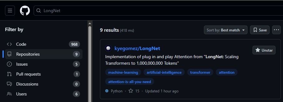 Link to official implementation, remove misleading citation · Issue #1 · kyegomez/LongNet · GitHub