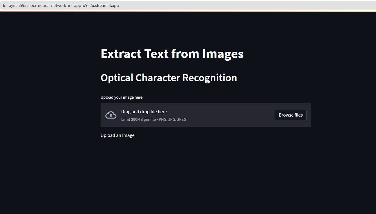 GitHub - Ayush5935/OCR_NEURAL_NETWORK_ML: Trained a simple Optical Character Recognizer(OCR ...