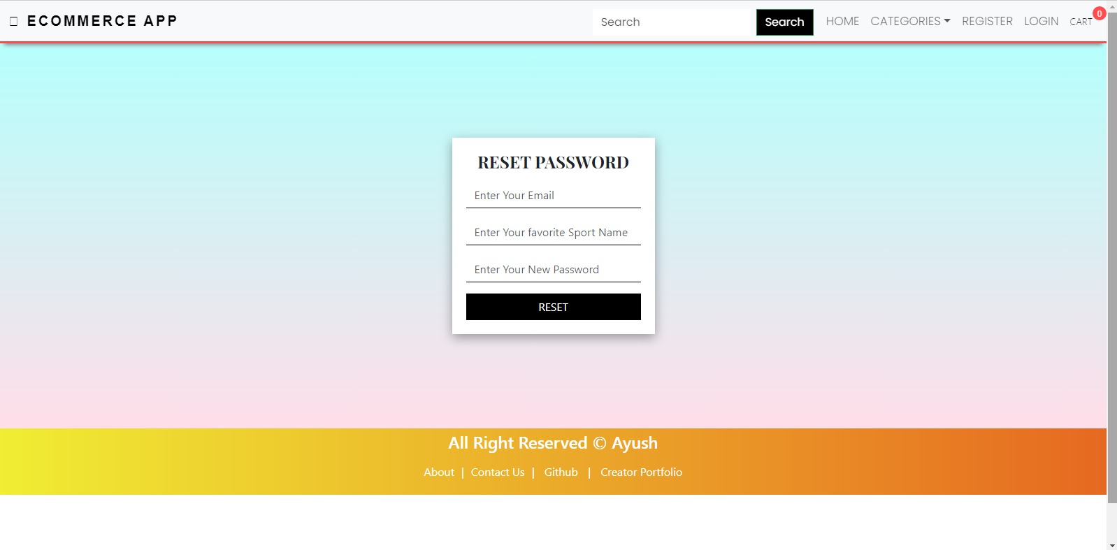 GitHub - Ayush5935/Ecommerce_application