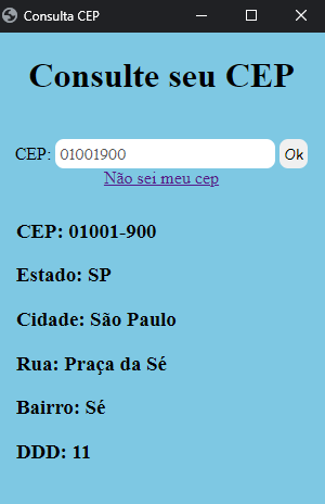 GitHub - ArthurC-br/API-Consulta-CEP: Aplicativo que consome uma API Rest, para consulta de CEP.