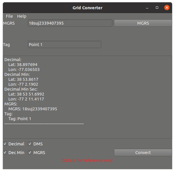 GitHub - uetacog/point_convert: Tool that converts different lat/long ...