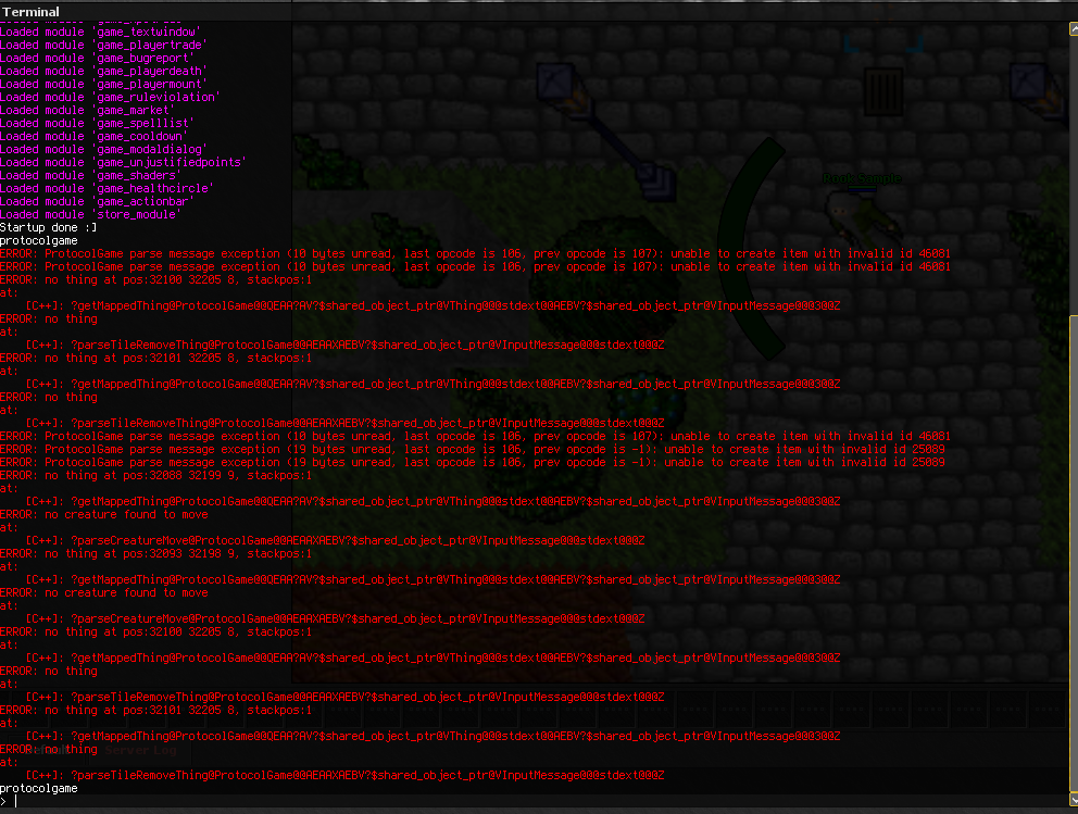 protocolgame errors · Issue #273 · mehah/otclient · GitHub