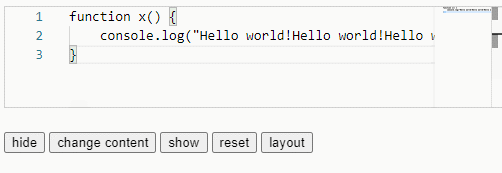 When the display of the container is none, the content is not displayed ...