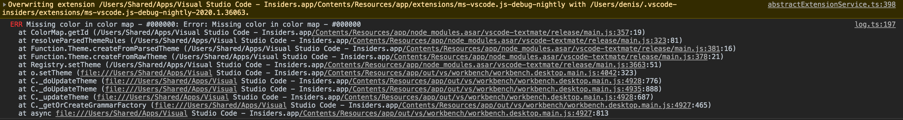Broken syntax highlighting overall · Issue #89227 · microsoft/vscode · GitHub
