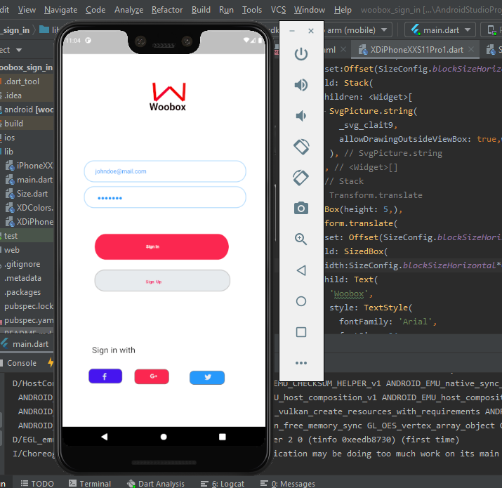 GitHub - shehmaz1993/woobox-signin: UI design by flutter