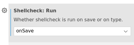 shellcheck runs on type even if it should run on save · Issue #916 · vscode-shellcheck/vscode ...