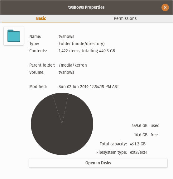 Disk capacity pie chart · Issue #316 · pop-os/gtk-theme · GitHub