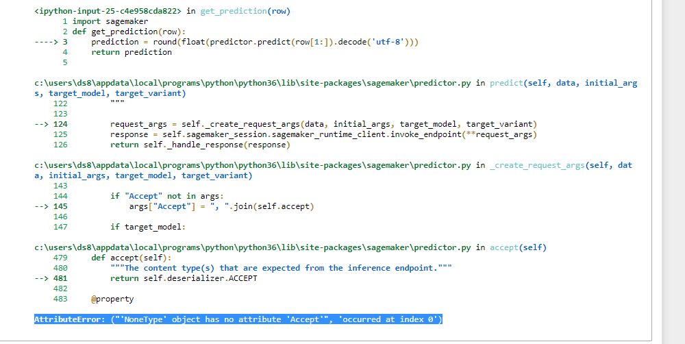 Deployed Xgboost Model Fail With An Error When Calling Prediction Function · Issue 2030 · Aws 