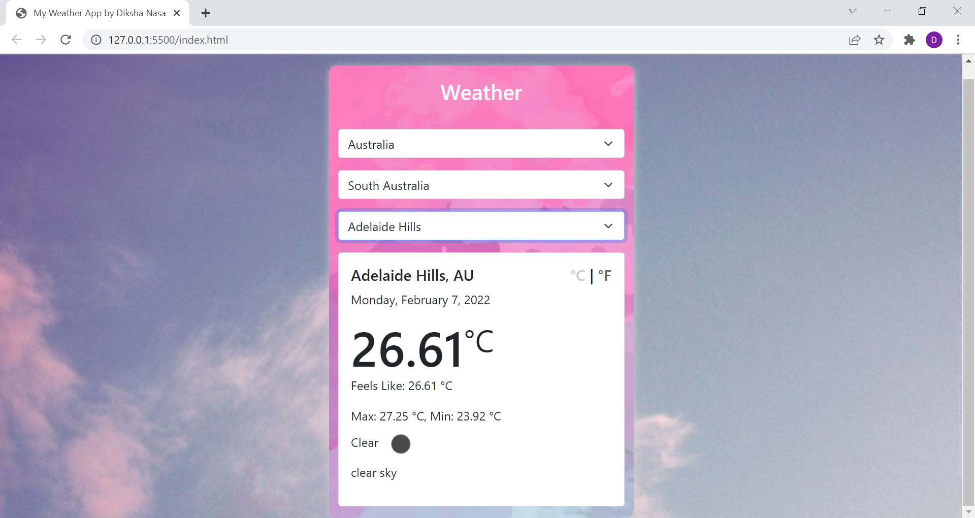 GitHub - dikshanasa/Simple-Weather-Web-App: A simple and aesthetic web app for displaying ...