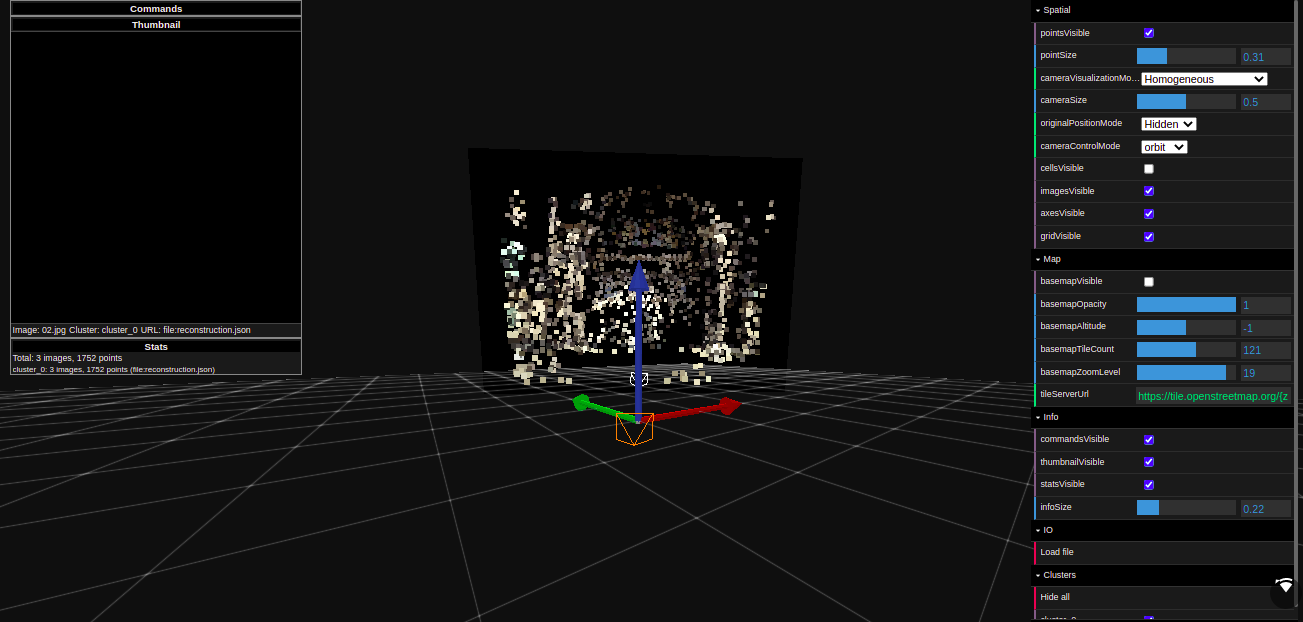 Cannot view the images after loading the reconstruction file · Issue #829 · mapillary/OpenSfM ...