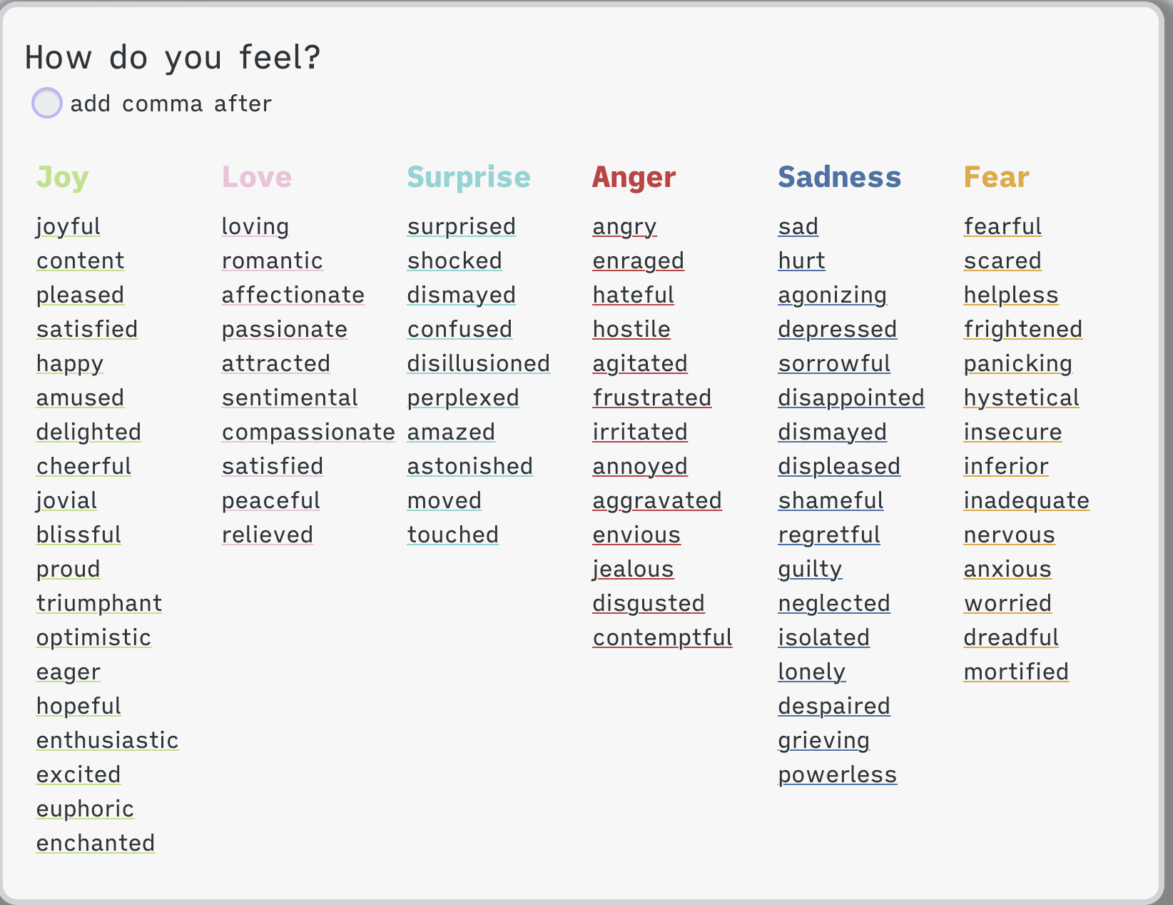 [Feature request] — Option to add emotions as nested tags · Issue #1 · dartungar/obsidian ...