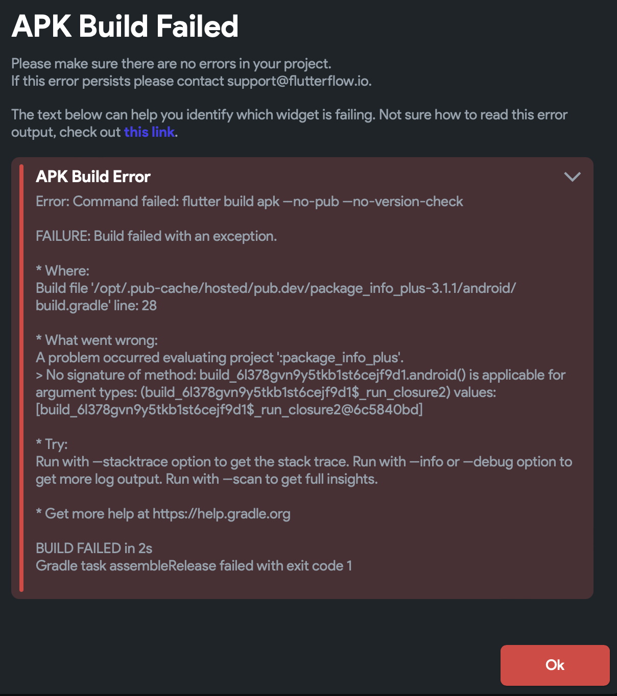 APK Build Error · Issue #816 · FlutterFlow/flutterflow-issues · GitHub