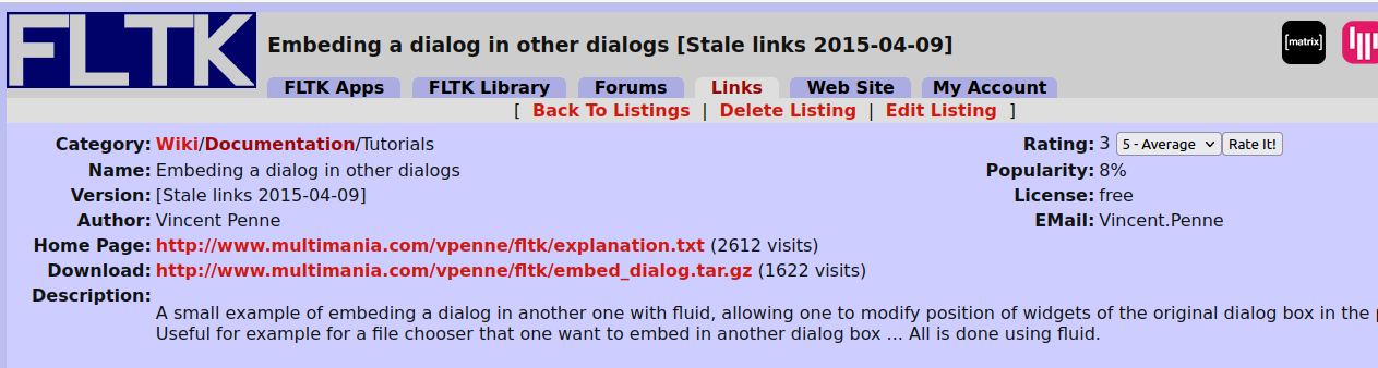 Website Links Need To Show Publish Datelast Edit · Issue 470 · Fltkfltk · Github