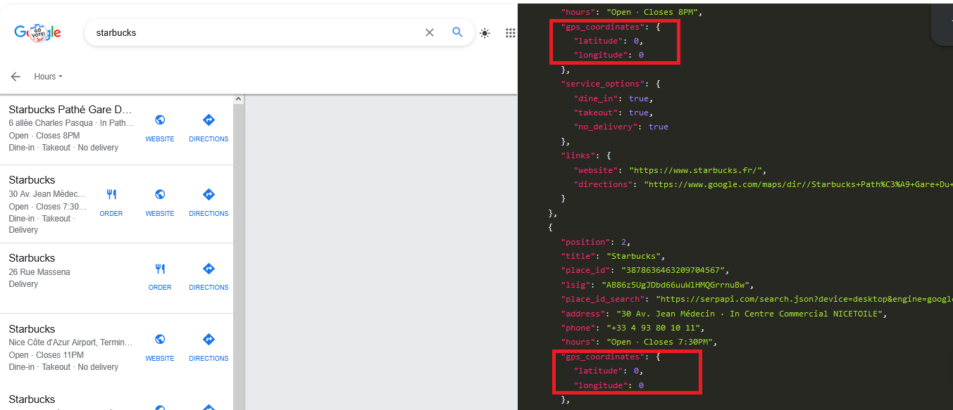 [Local "Places" Results API] Not Scraping and Returning GPS Coordinates ...
