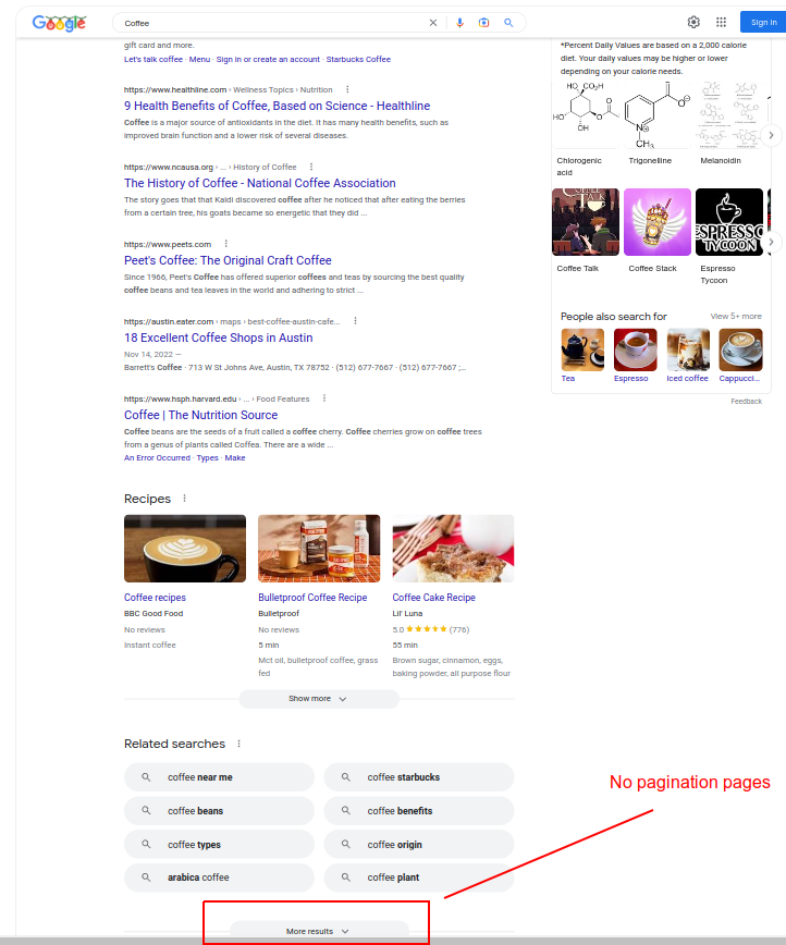 [Google Search API] (Preventive & Pro Active Bug Report) Endless Scrolling Added to Google ...