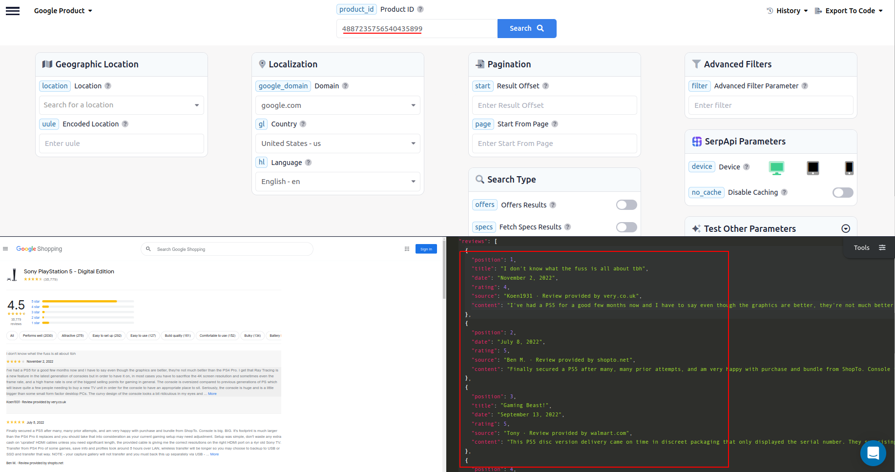 [Google Product API] Pagination for Reviews not Working · Issue #689 · serpapi/public-roadmap ...