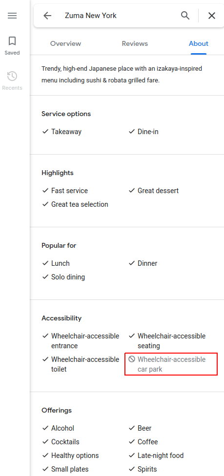 [Google Maps Place Results API] SerpApi Returning Extensions Falsely · Issue #962 · serpapi ...