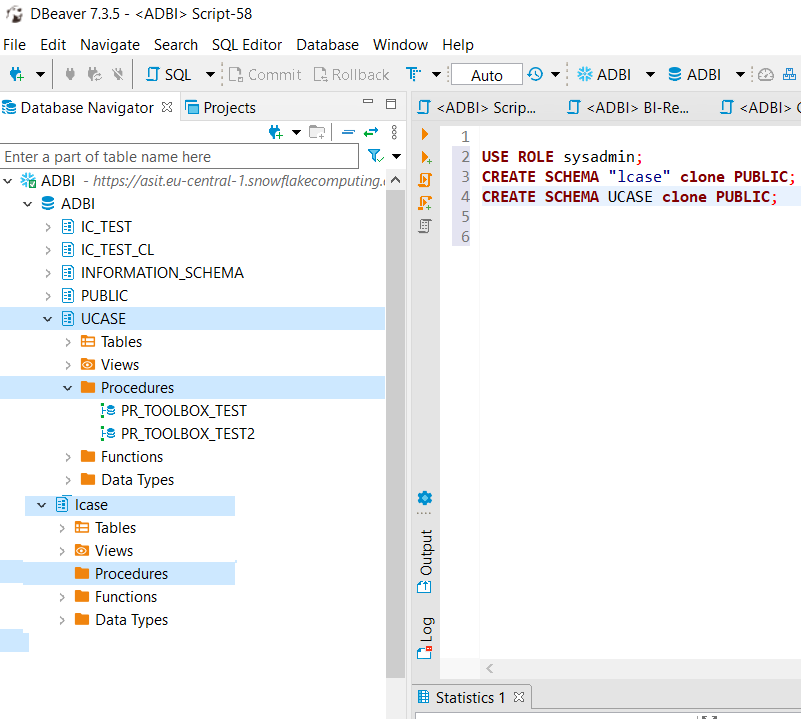 Lower case schema name had empty procedure folder · Issue #11370 ...