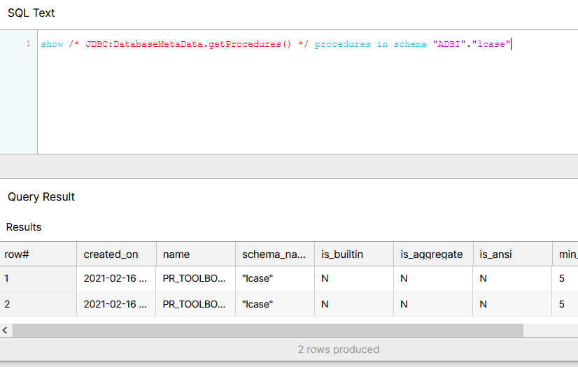 Lower Case Schema Name Had Empty Procedure Folder · Issue 11370 