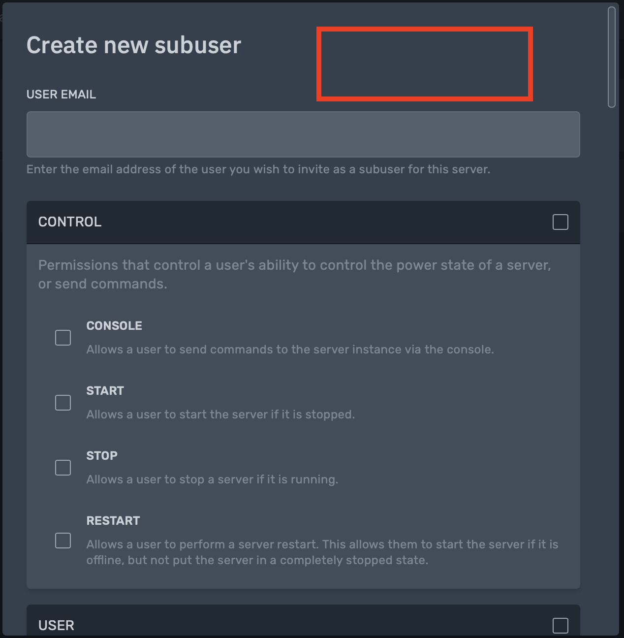 Add back the Select all perms button for subusers · Issue #2464 · pterodactyl/panel · GitHub
