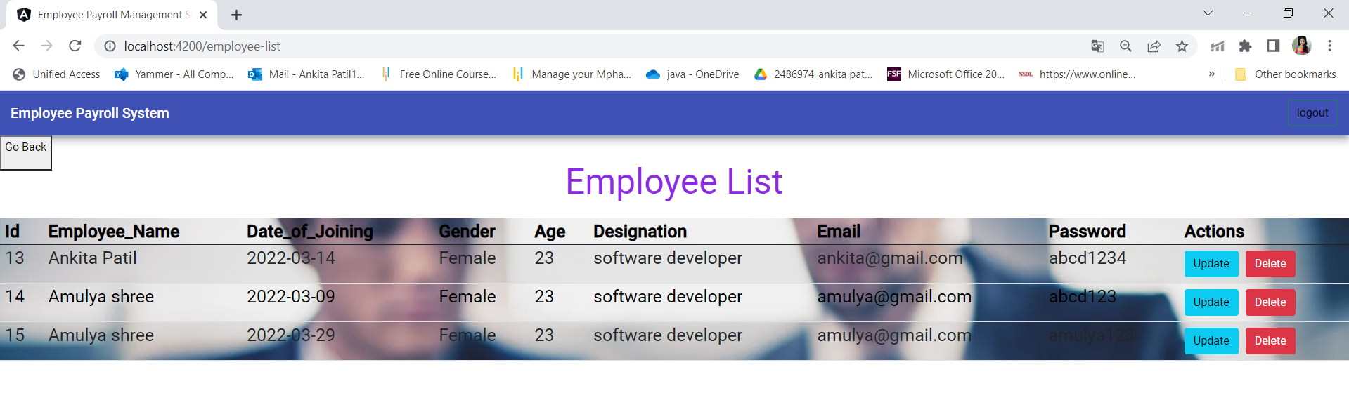 GitHub - ankitapatil77/Employee-Payroll-System