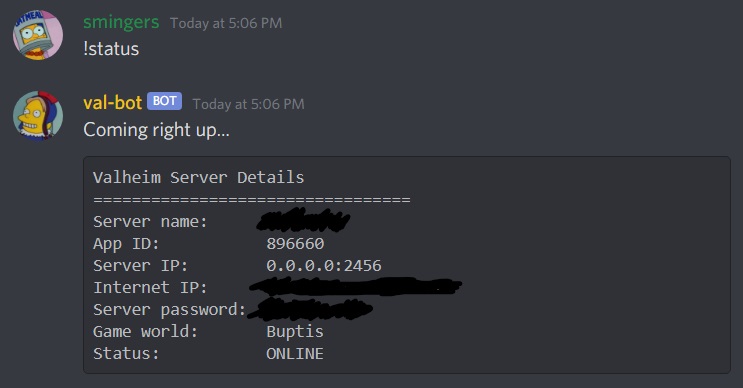 GitHub - cameronevans/val-bot