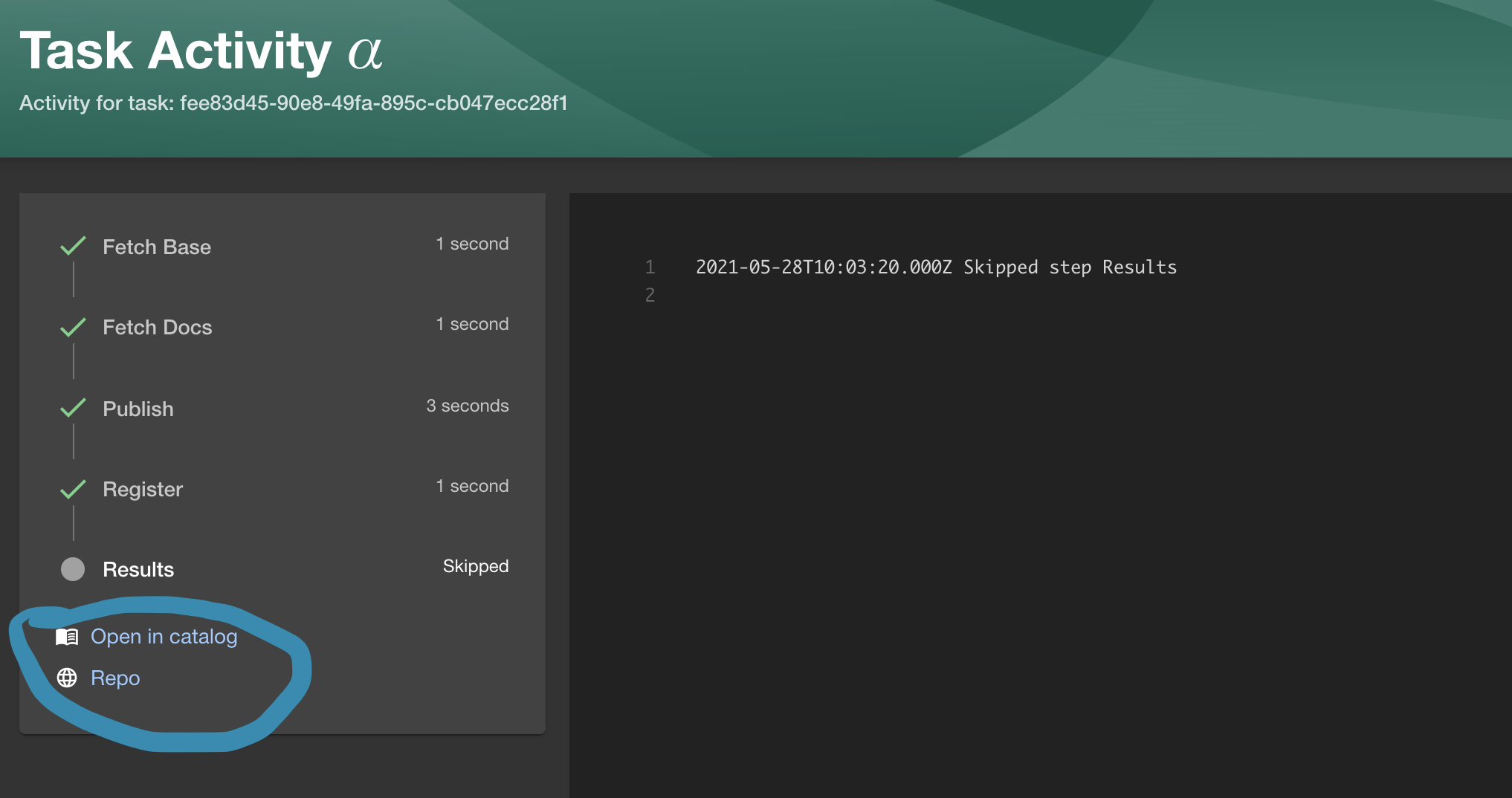 Make results of scaffolder more visible · Issue #5848 · backstage ...
