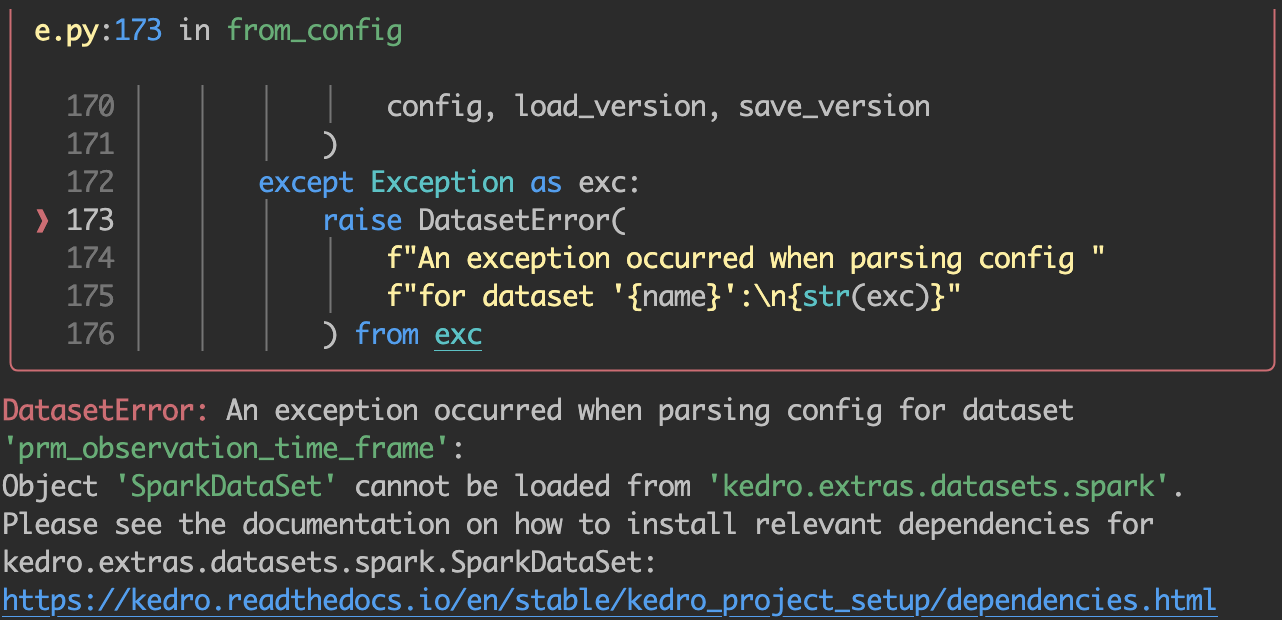 kedro-datasets release 1.5.0 doesn't reflect SparkDataSet well · Issue ...