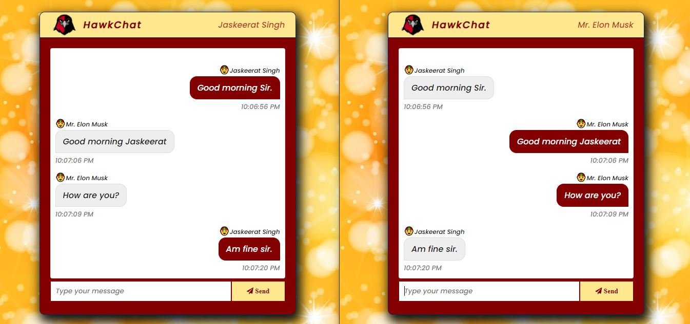GitHub - Jassi10000-zz/HawkChat: HawkChat is a web application that helps users to chat with ...