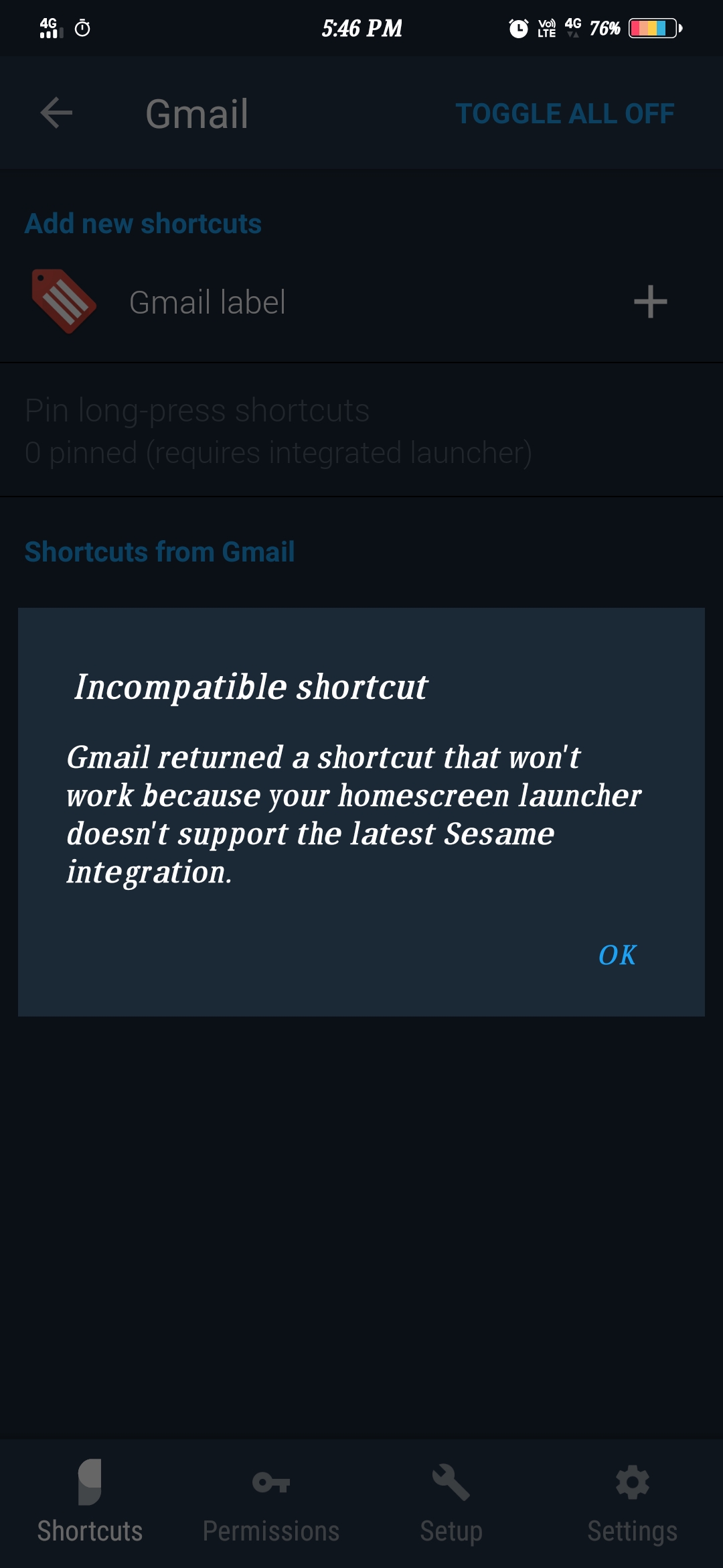 incompatible shortcut message · Issue #215 · BranchMetrics/sesame ...