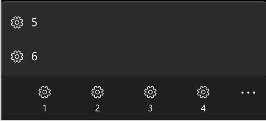 [winui2] If More Than Four Appbarbutton Added To The Commandbar Then