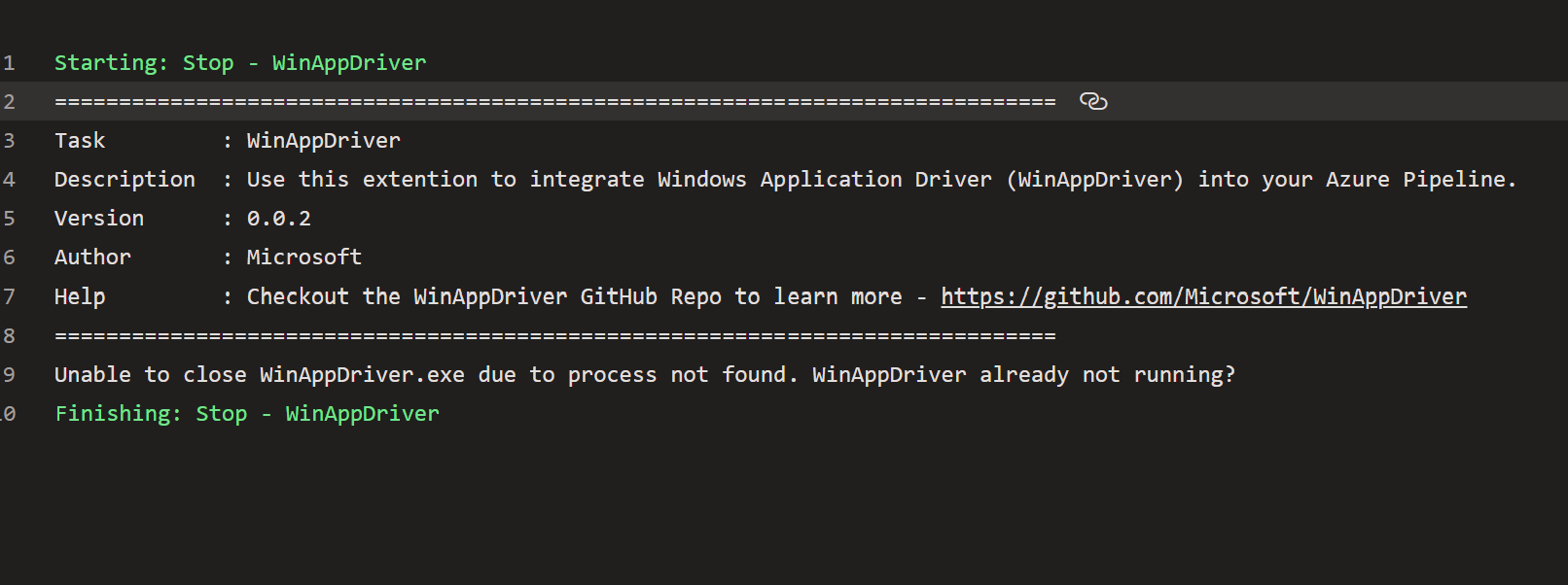 Azure WinAppDriver seems to close immediately after beeing launched · Issue #1691 · microsoft ...
