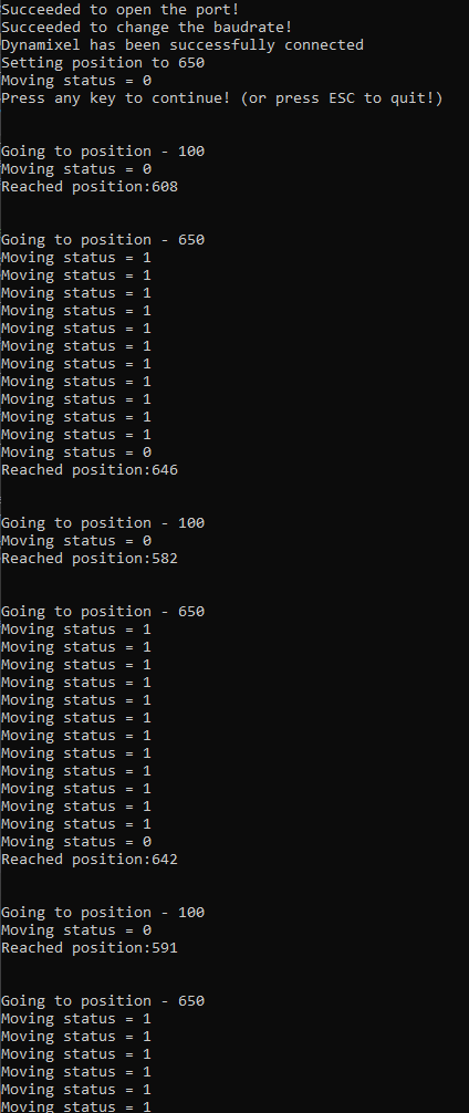 370 C Usb2dynamixel2 Mx 12w Issue Moving Status At Addr 46 Is Wrong · Issue 307