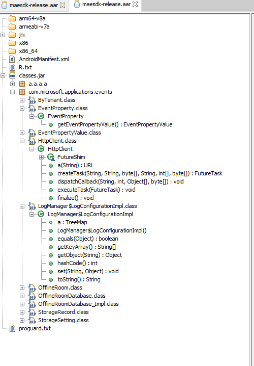 Classes Enums Are Missing From Android Sdk After Turning On Proguard · Issue 515 · Microsoft