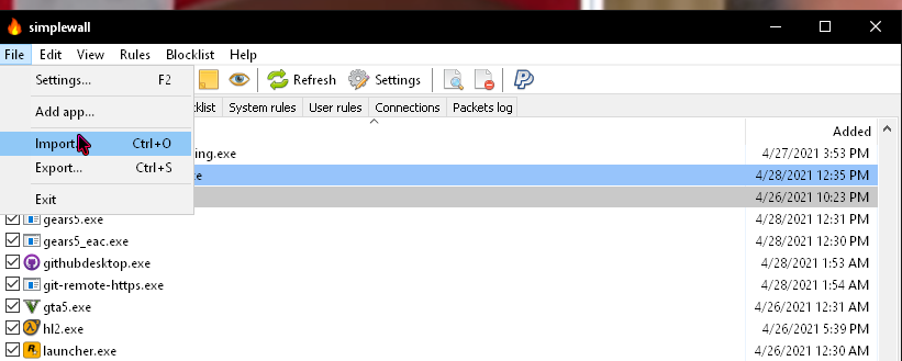 Firewall Profiles - set of rules · Issue #866 · henrypp/simplewall · GitHub