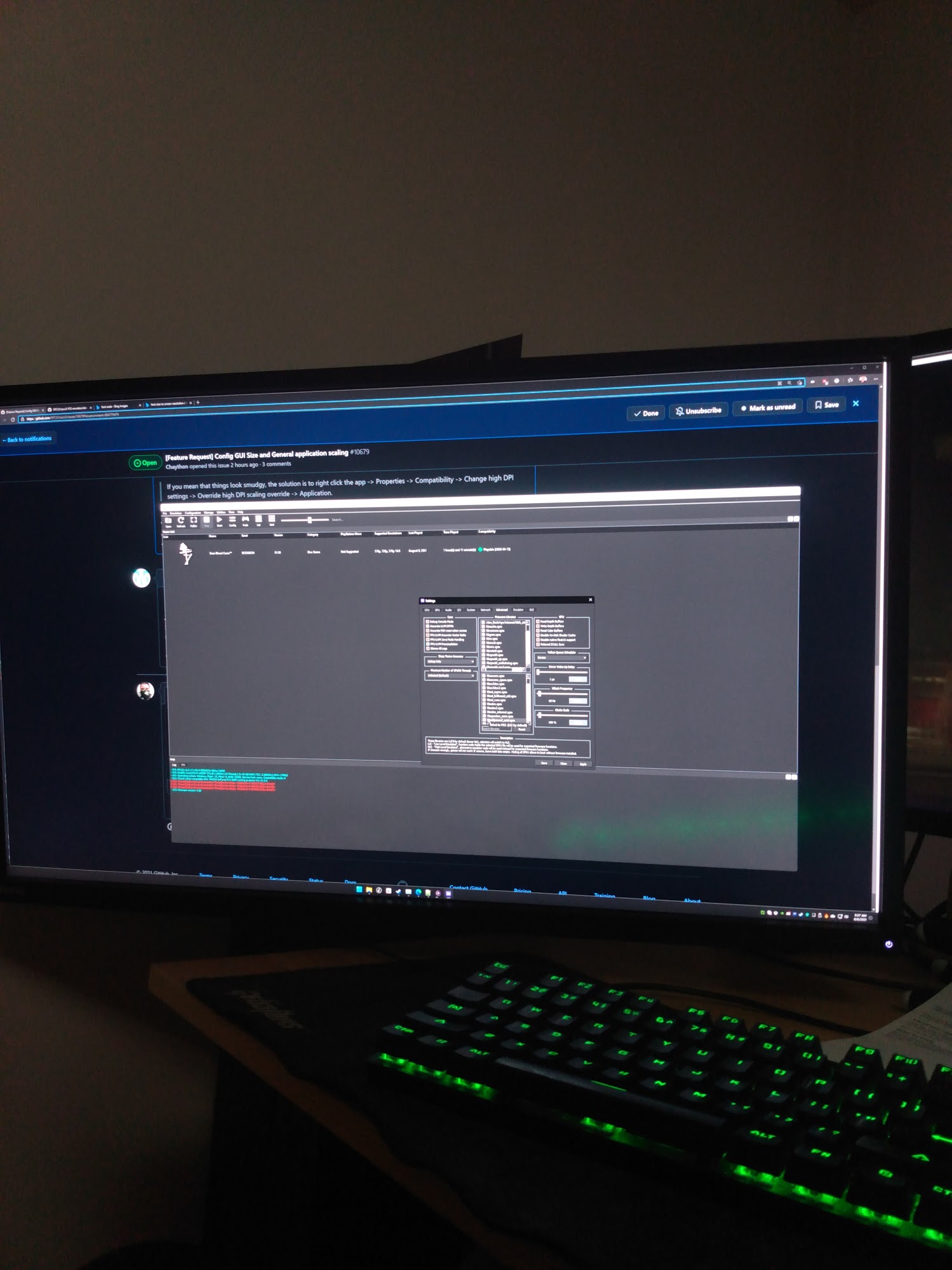 [Feature Request] Config GUI Size and General application scaling ...