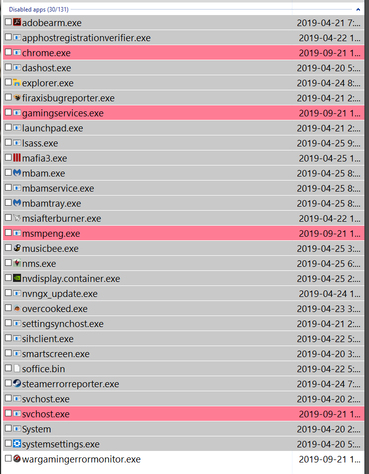 Apps constantly cloning and making the previous invalid · Issue #535 · henrypp/simplewall · GitHub