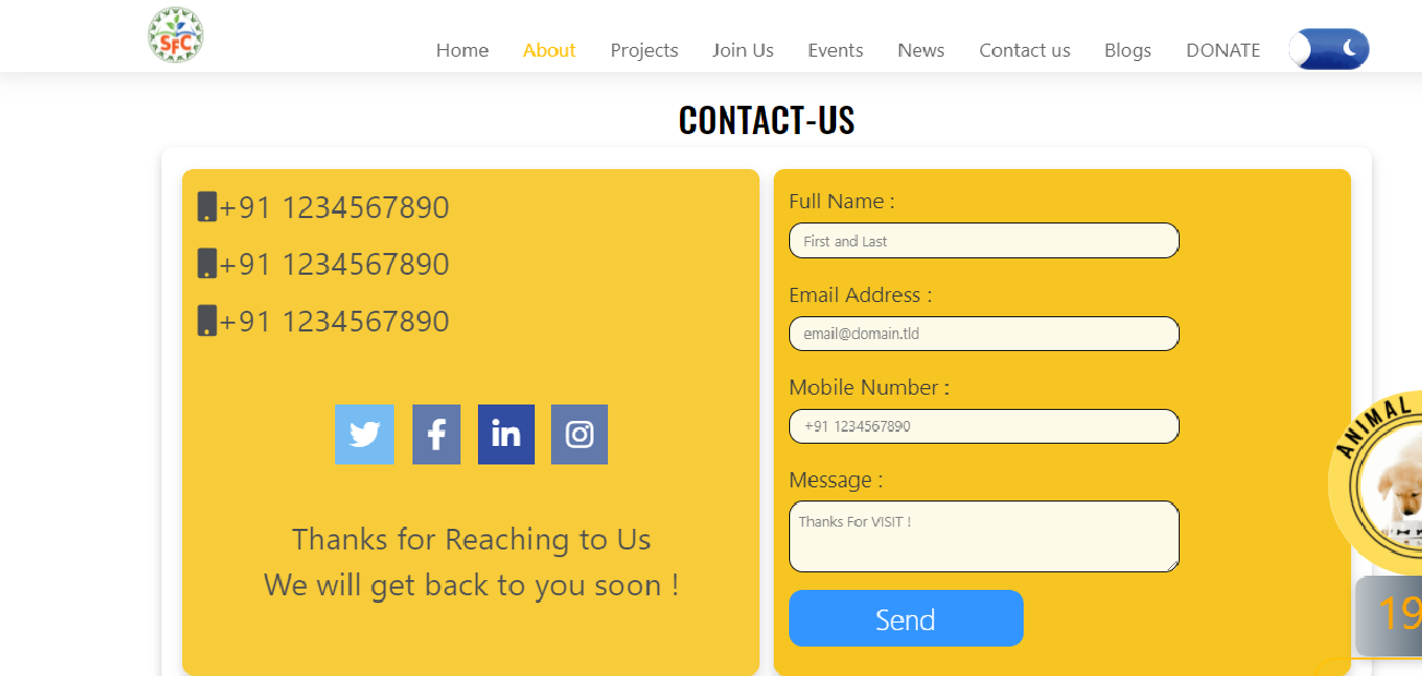About turns yellow instead of Contact us when Contact us is opened · Issue #338 · himanshu007 ...