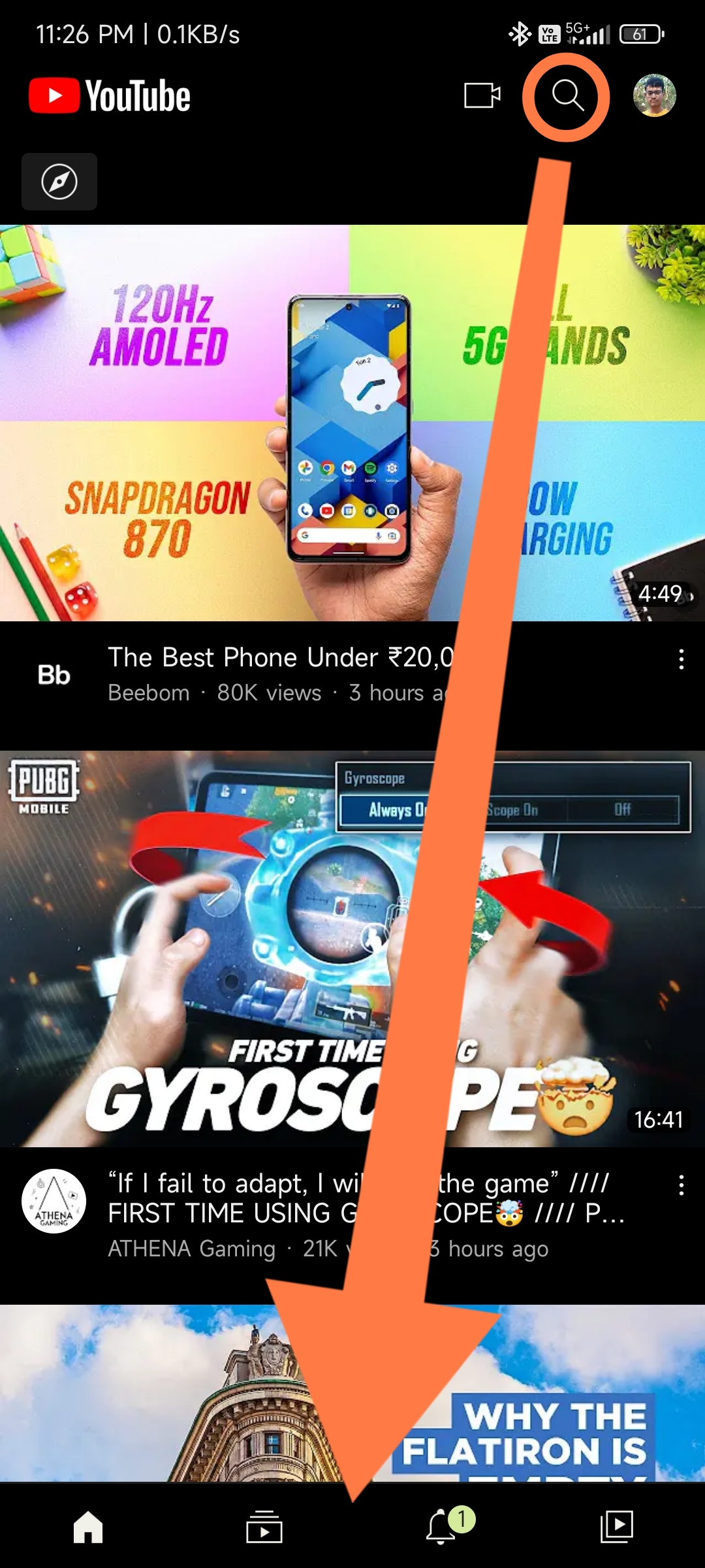 feat(patch): bring the search button at bottom middle · Issue #945 · inotia00/ReVanced_Extended ...