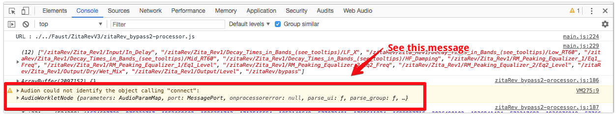 Cannot see AudioWorklet subclasses in the inspector · Issue #84 · GoogleChrome/audion · GitHub