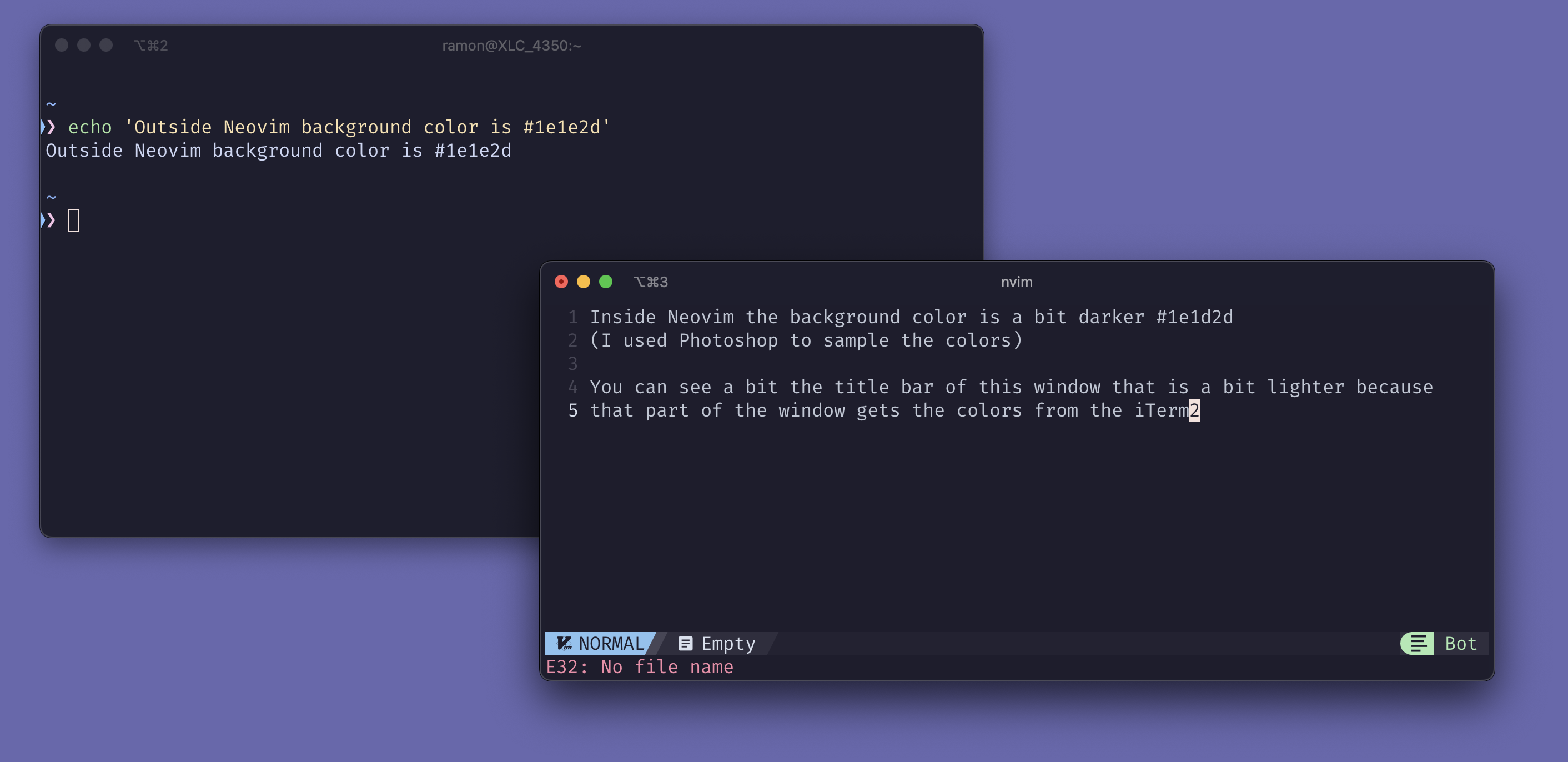 Color mismatch between iTerm2 and Neovim? · Issue #2207 · catppuccin/catppuccin · GitHub