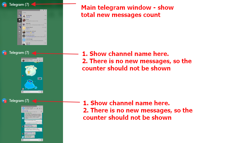 [Feature Request] Show chat icon in taskbar for separate windows ...