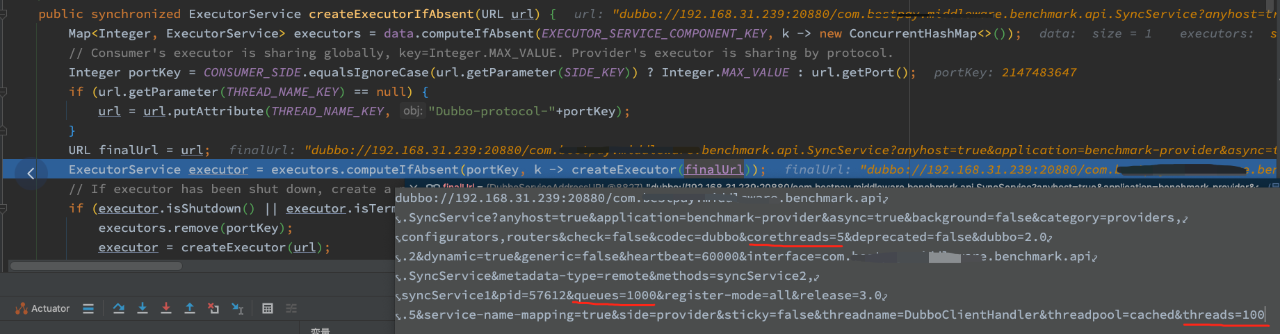 Dubbo3.0.5 Consumer端自定义线程池参数失效 · Issue #10120 · apache/dubbo · GitHub