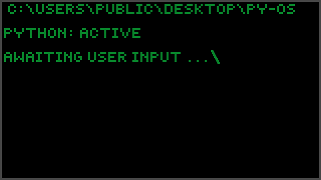 GitHub - kraken5567/PY-OS: Python Based Faux-Operating System
