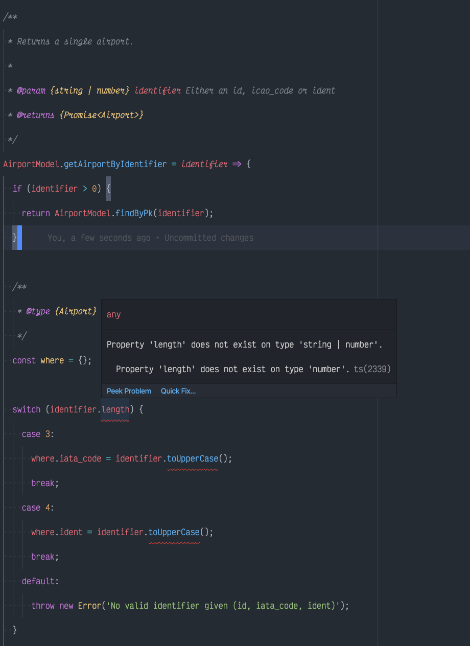 JavaScript: Union Types don't appear to be correctly supported · Issue ...