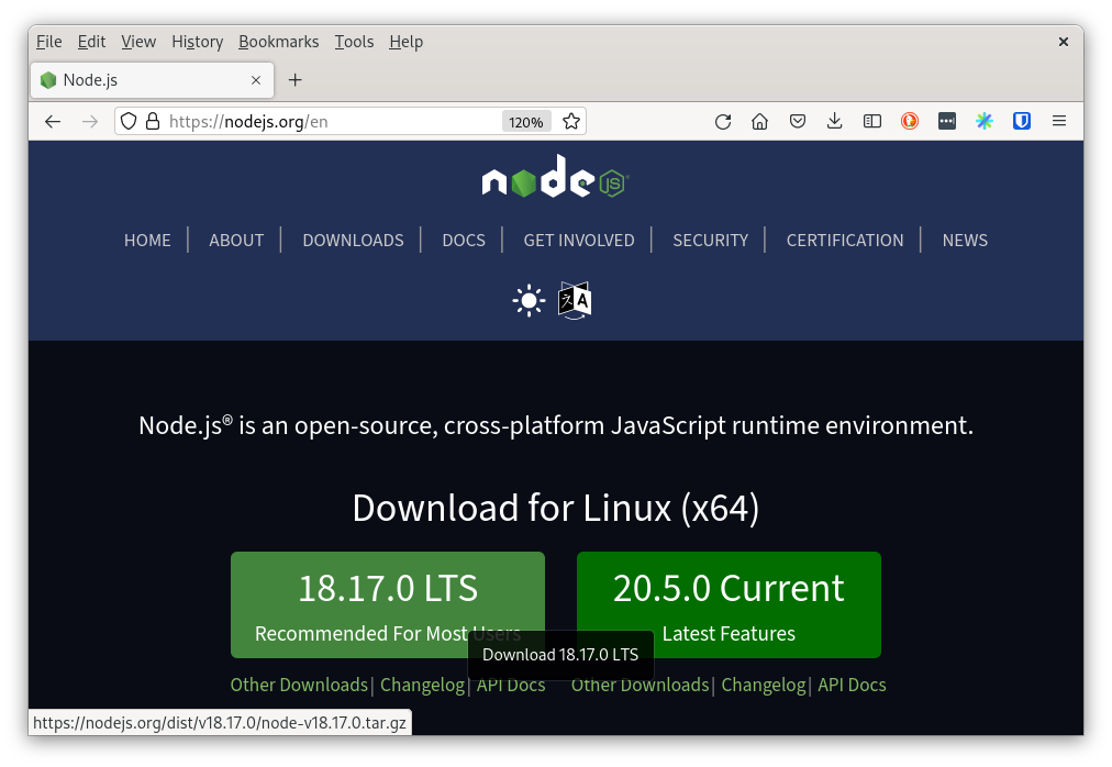 Big green download button on nodejs.org from Linux/x64 gives source archive · Issue #5610 ...