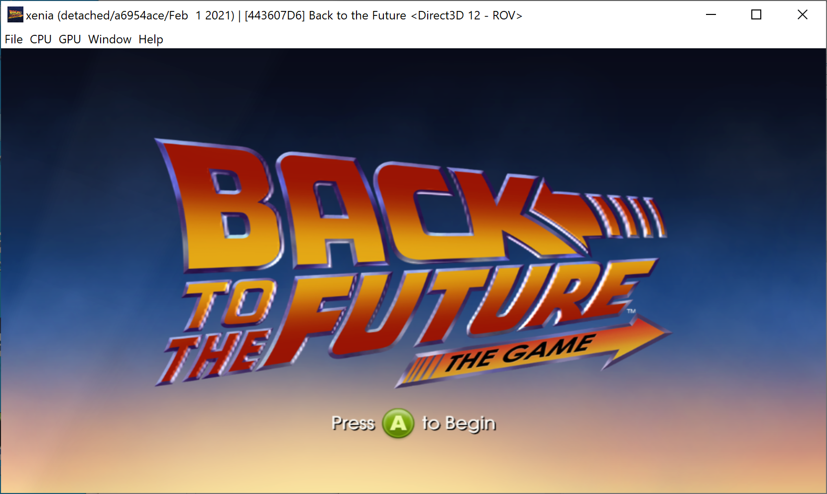 443607D6 - Back to the Future · Issue #1709 · xenia-project/game ...