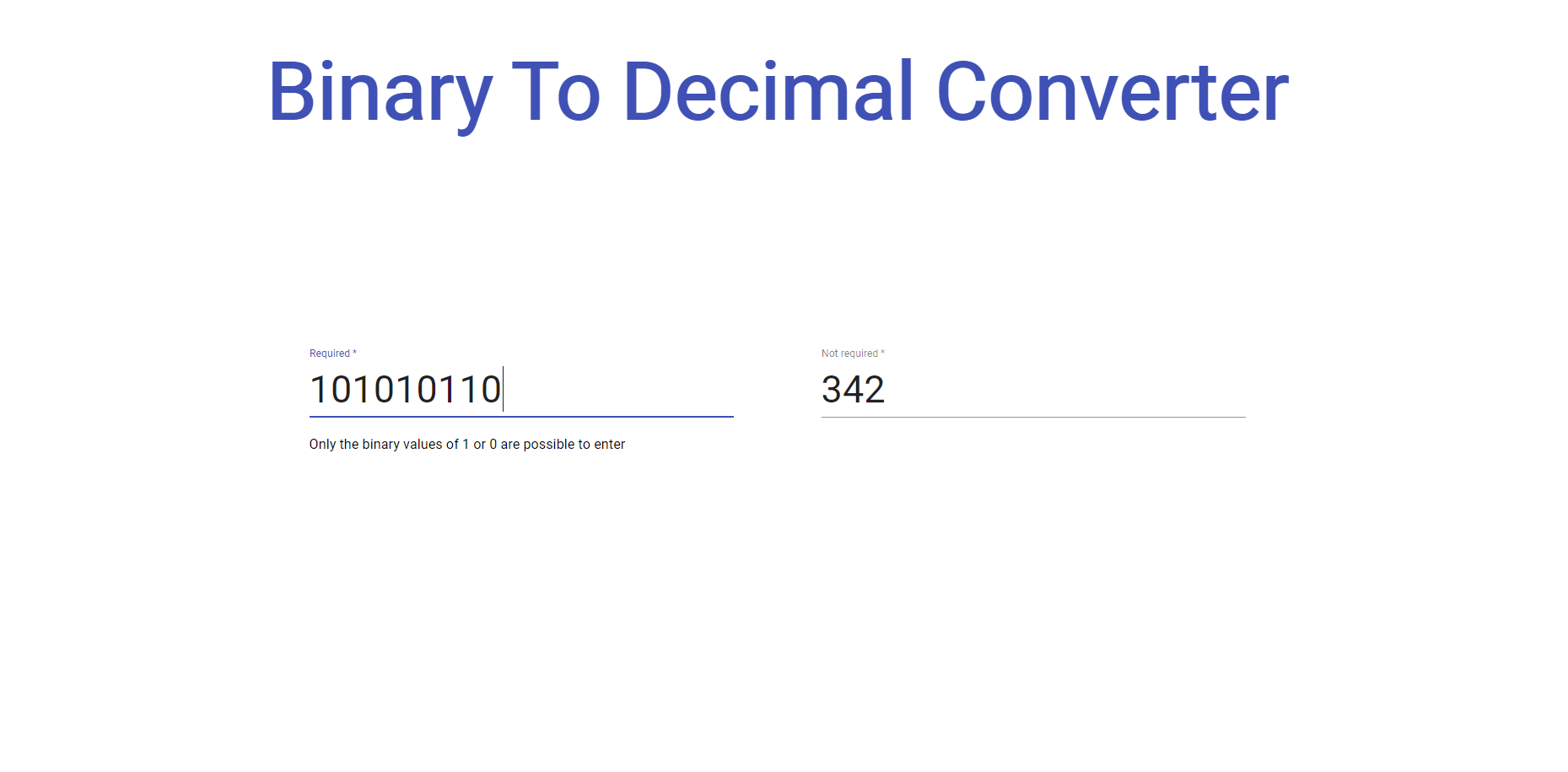 GitHub - ScottKristopff/Binary-To-Decimal-Converter