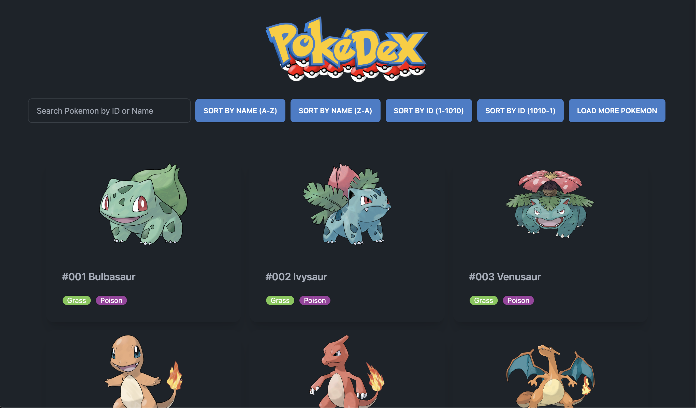 GitHub - Vasallius/pokedex
